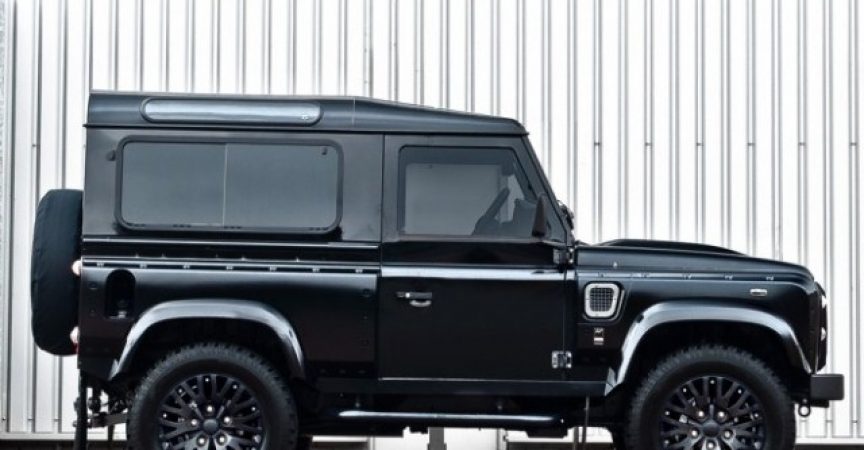 Black LAND ROVER DEFENDER Kahn Design