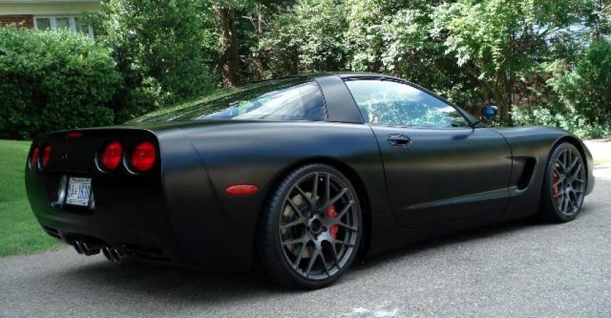 Matte Black Corvette C5