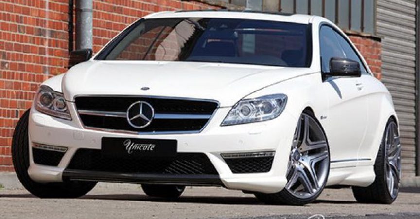 White MERCEDES CL63 UNICATE Tuning